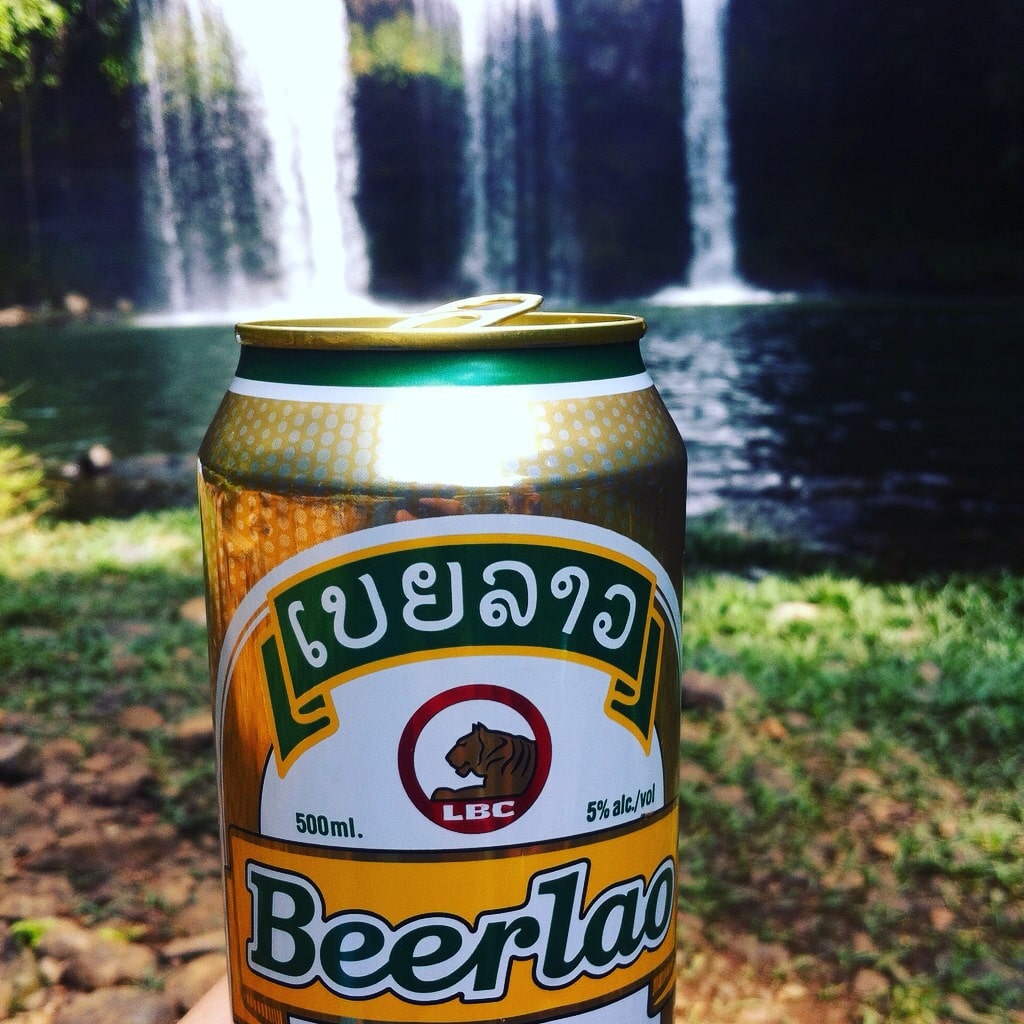 Bia Lào Lager 5% lon 500ml - Shop Rượu 247